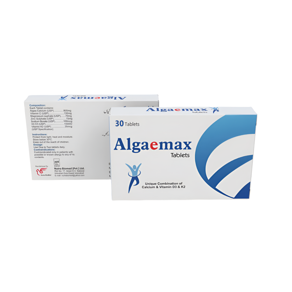 Algaemax Tablets – Nutra Biomed (pvt) Ltd.